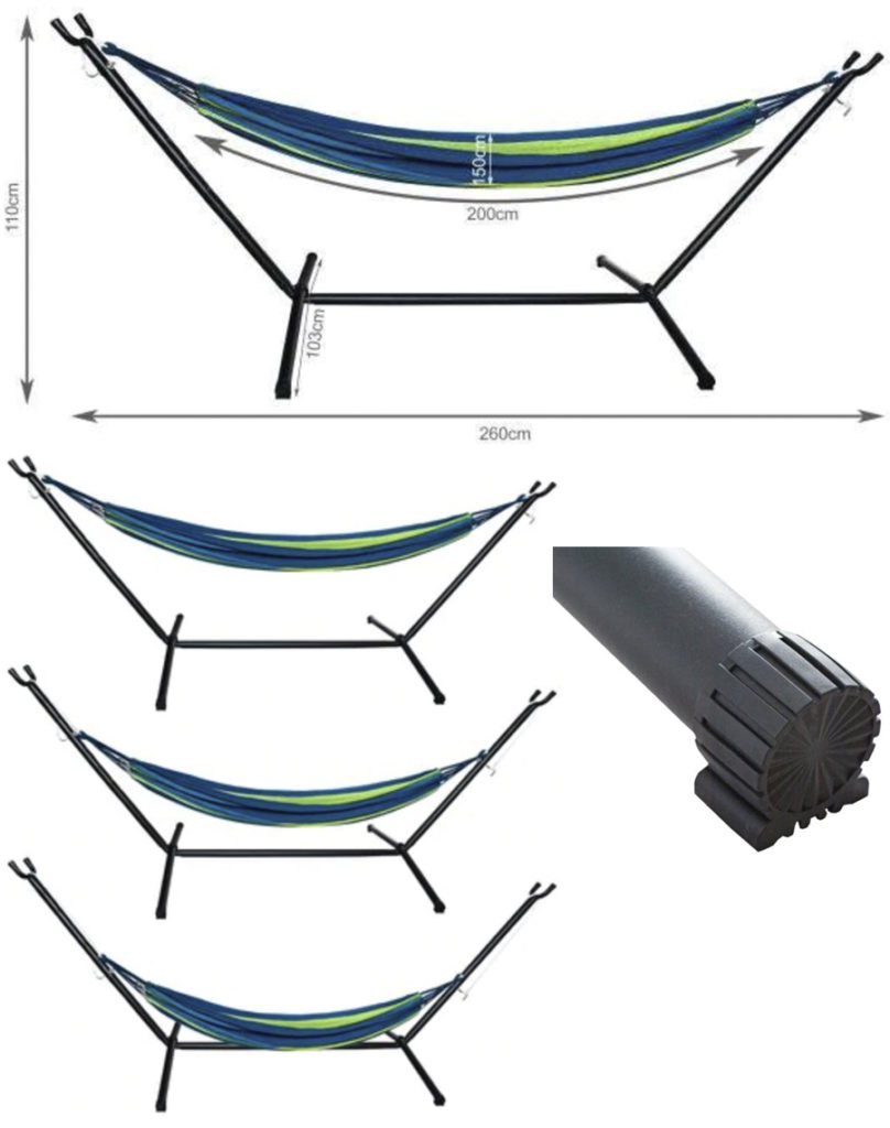 Riippumatto telineellä - Tarjous 99,99 € (säästä 60 %) | Offerilla