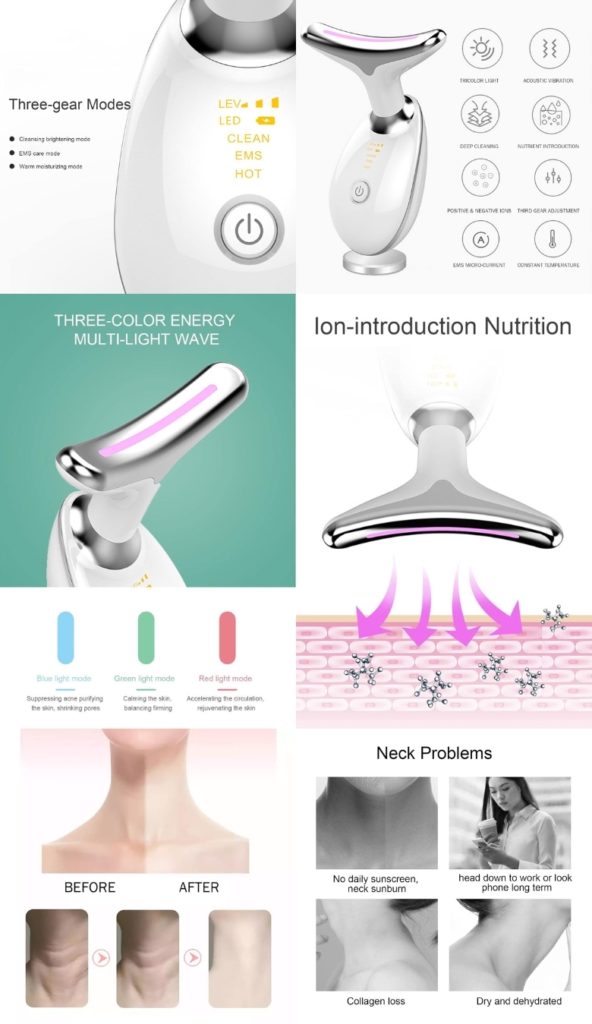 Kasvojen ja kaulan lifting laite | -45 %