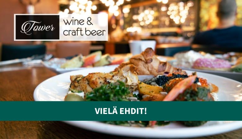 The Tower – Brunssi kahdelle | säästä 26 % | Helsinki, Pasila