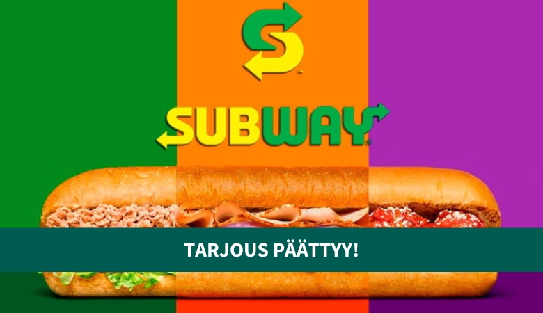 Subway® Myyrmanni – 10€ avoin lahjakortti 5€:lla - Offerilla